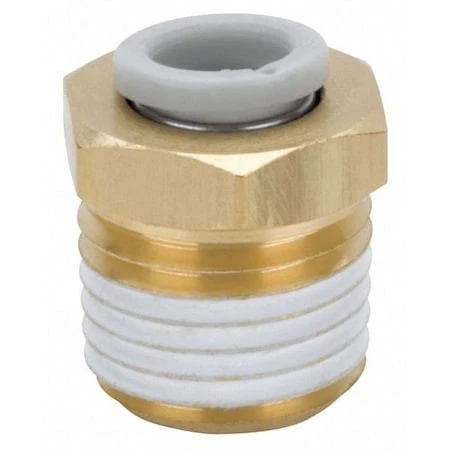 Smc Kq2h10-02As Male Adapter, Push-To-Connect X Mbspt, 10Mm Tube Od, 1/4 In - Walmart.com