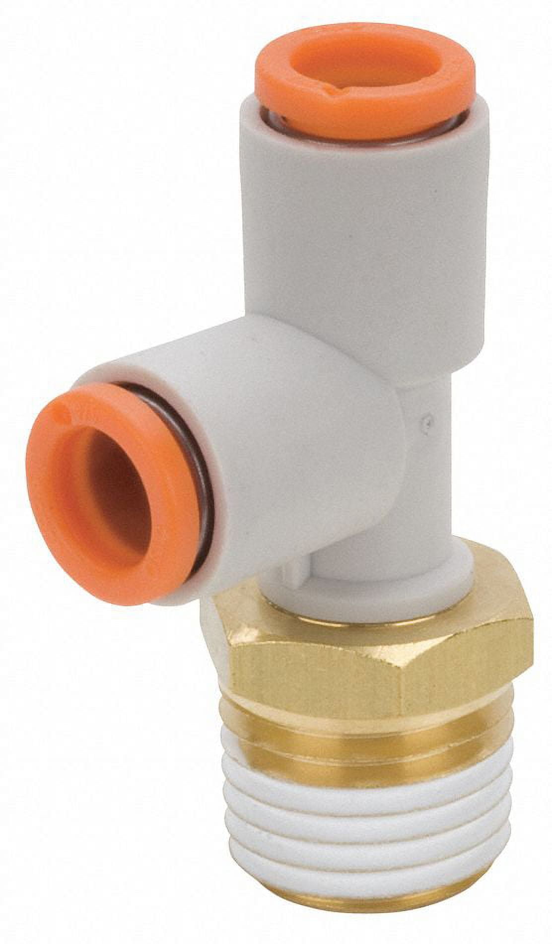 Smc Male Run Tee,3/8 in.,TubexMNPT KQ2Y11-35AS - Walmart.com