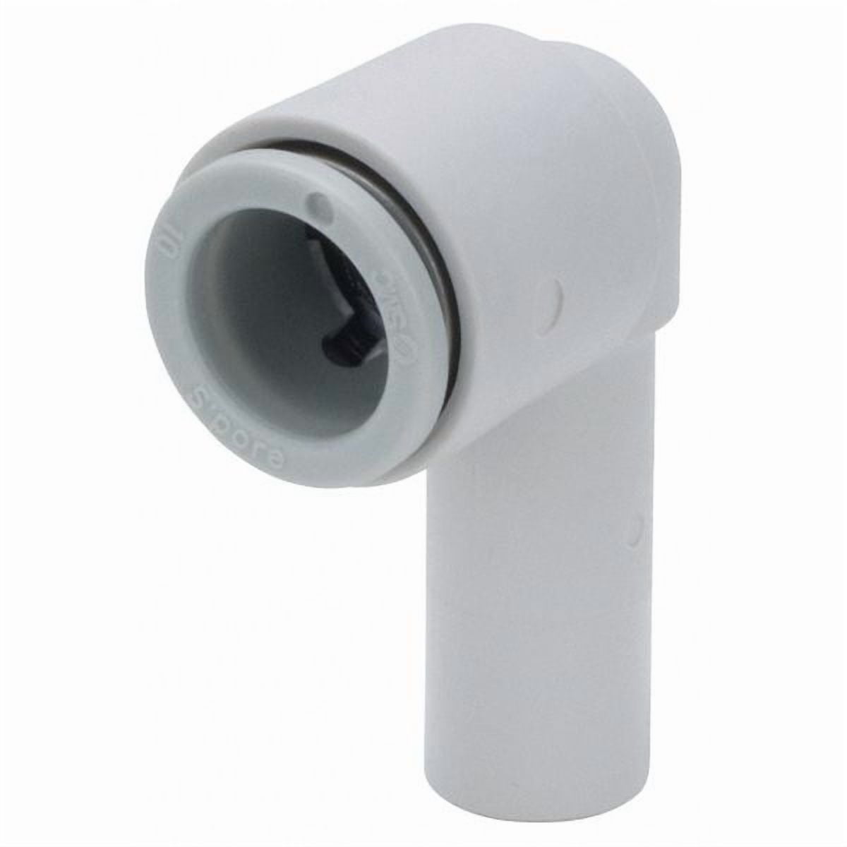 Push-Fit Elbow Fitting, Push-to-Connect x Push-to-Connect, 12mm Tube OD ...