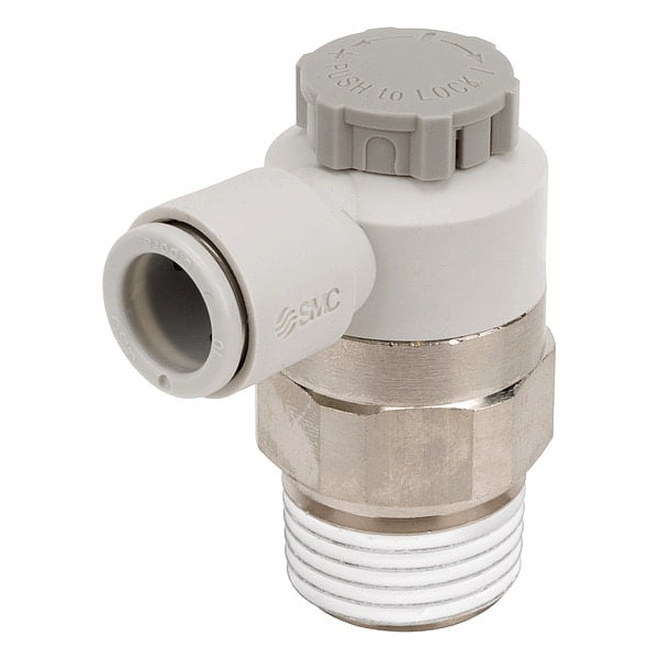 Smc Speed Control Valve,1/2in BSPT,Meter Out AS4201F-04-12SA - Walmart.com