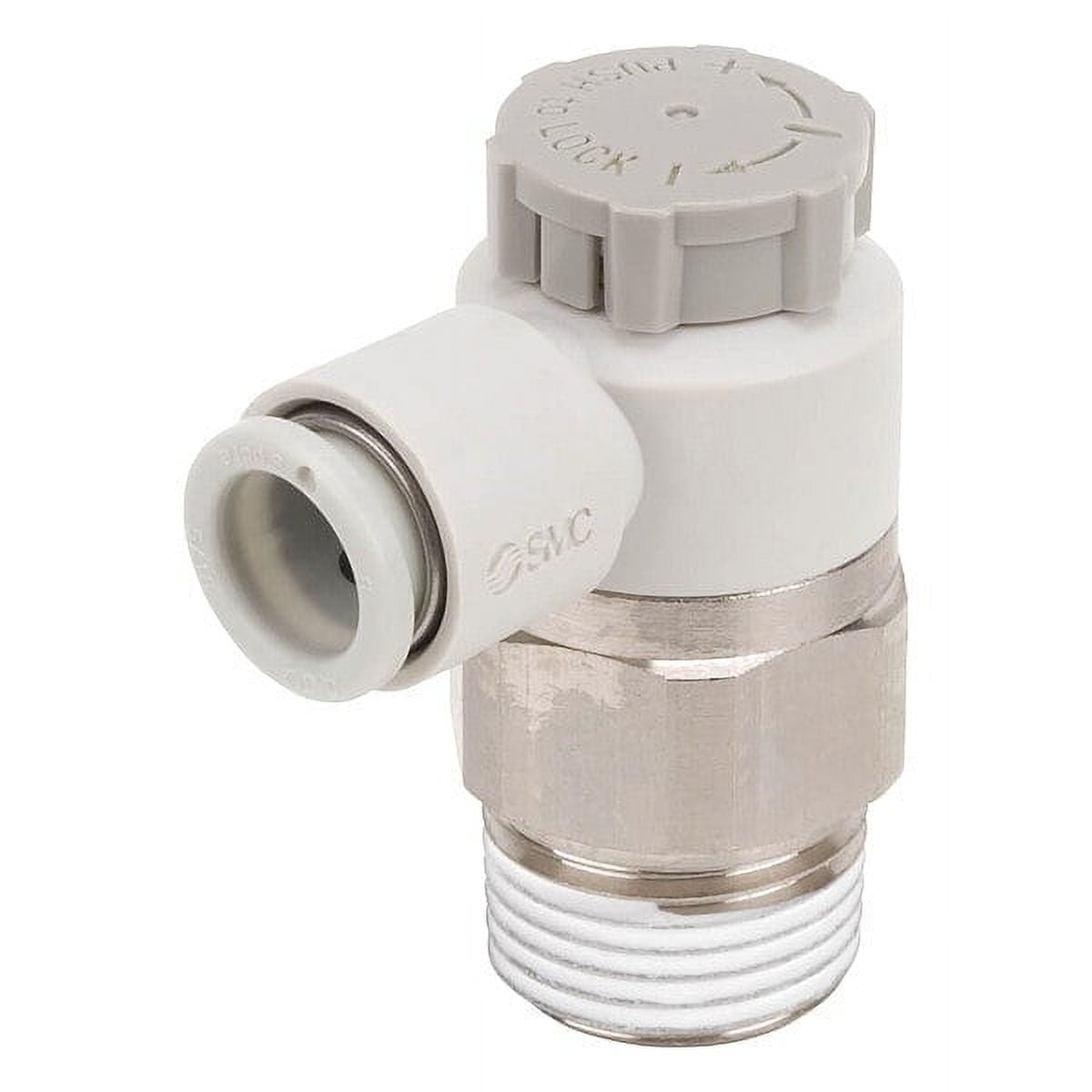 Smc Speed Control Valve,1/4in BSPT,Meter Out AS2201F-02-06SA - Walmart.com