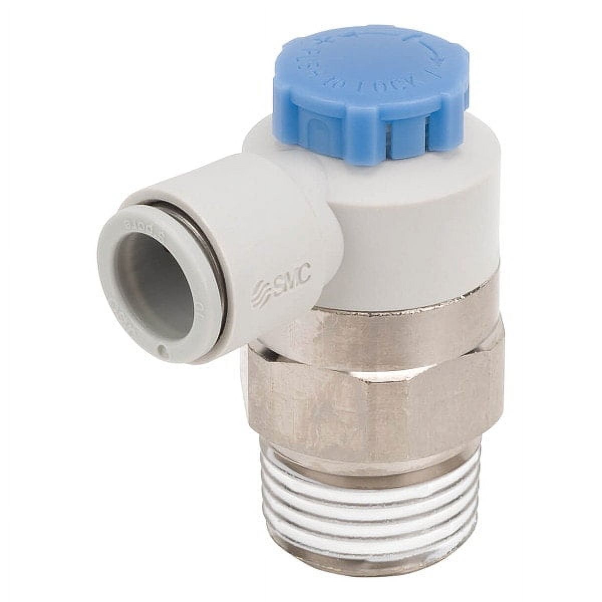Smc Speed Control Valve,Elbow,1/2" AS4211F-04-10SA - Walmart.com