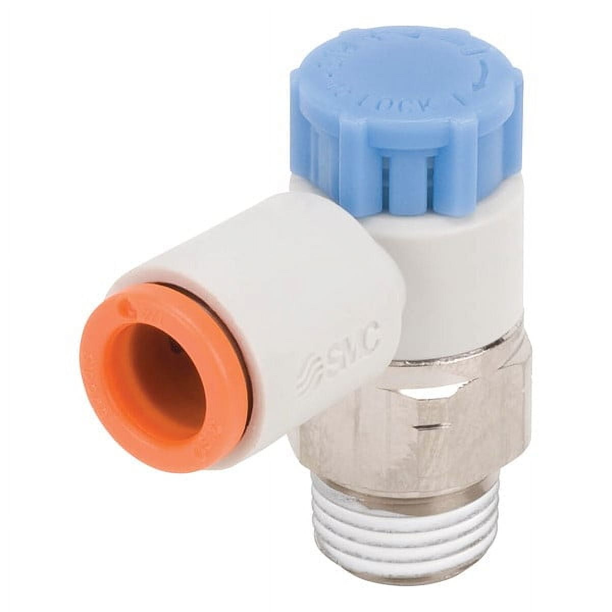 Smc Speed Control Valve,Elbow,1/4" AS2211F-N02-09SA - Walmart.com