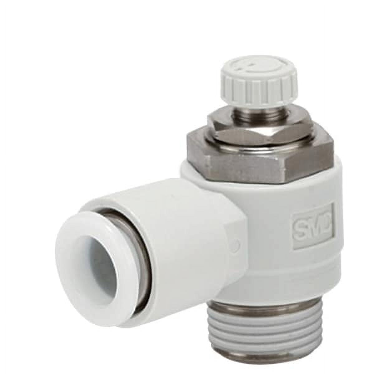 Smc Speed Control Valve, 1/4in NPT, Meter In AS3211FG-N02-11S - Walmart.com