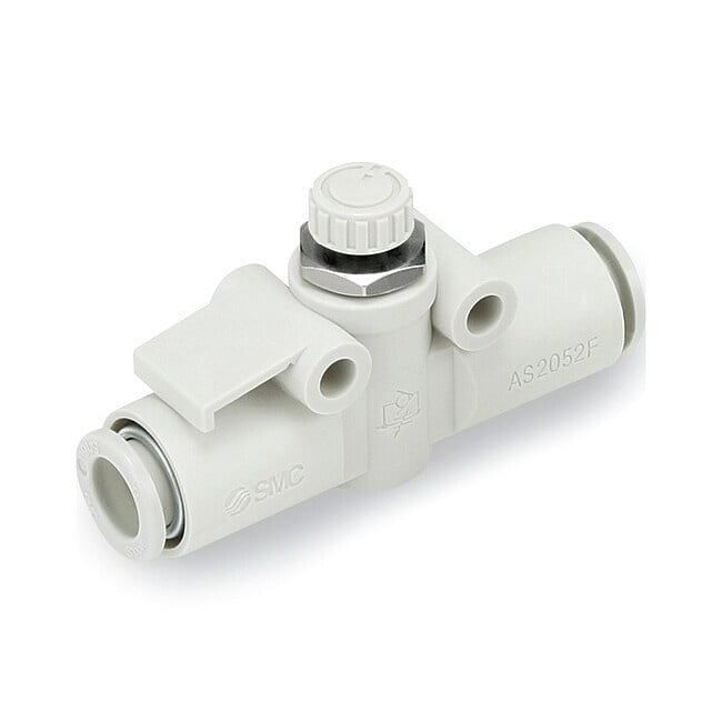 Smc Speed Ctrl Valve, 1/4 in, Meter In AS2052F-06 - Walmart Business ...