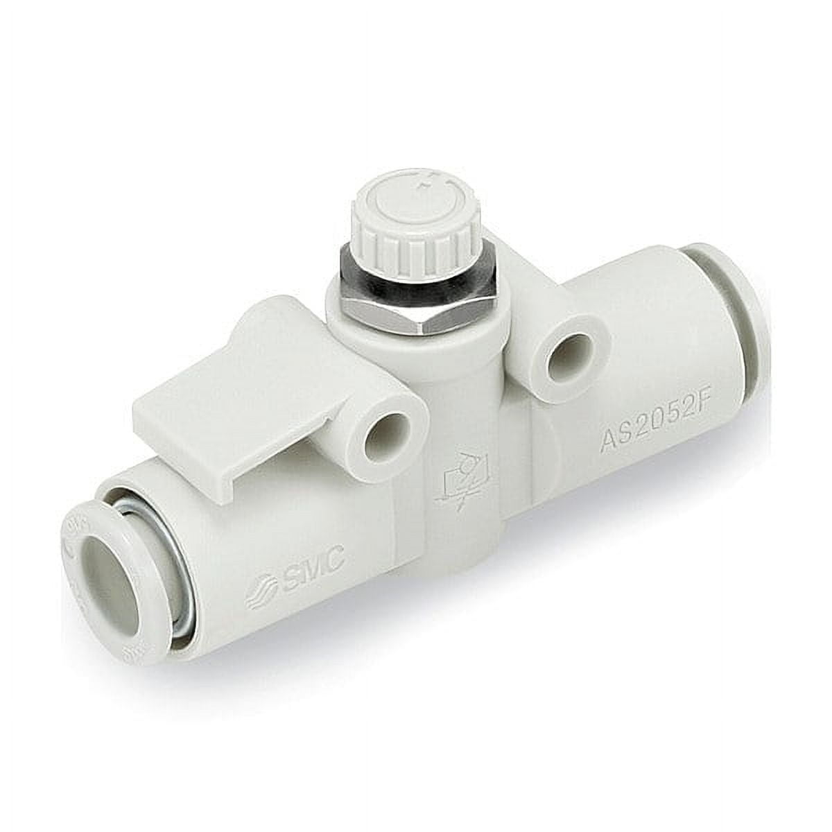 Smc Speed Ctrl Valve, 1/4 in, Meter In AS2052F-06 - Walmart.com