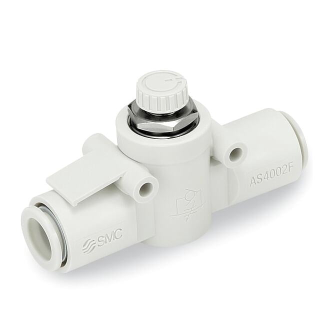 Smc Speed Control Valve,10mm Tube,1/2 In AS4002F-10 - Walmart.com