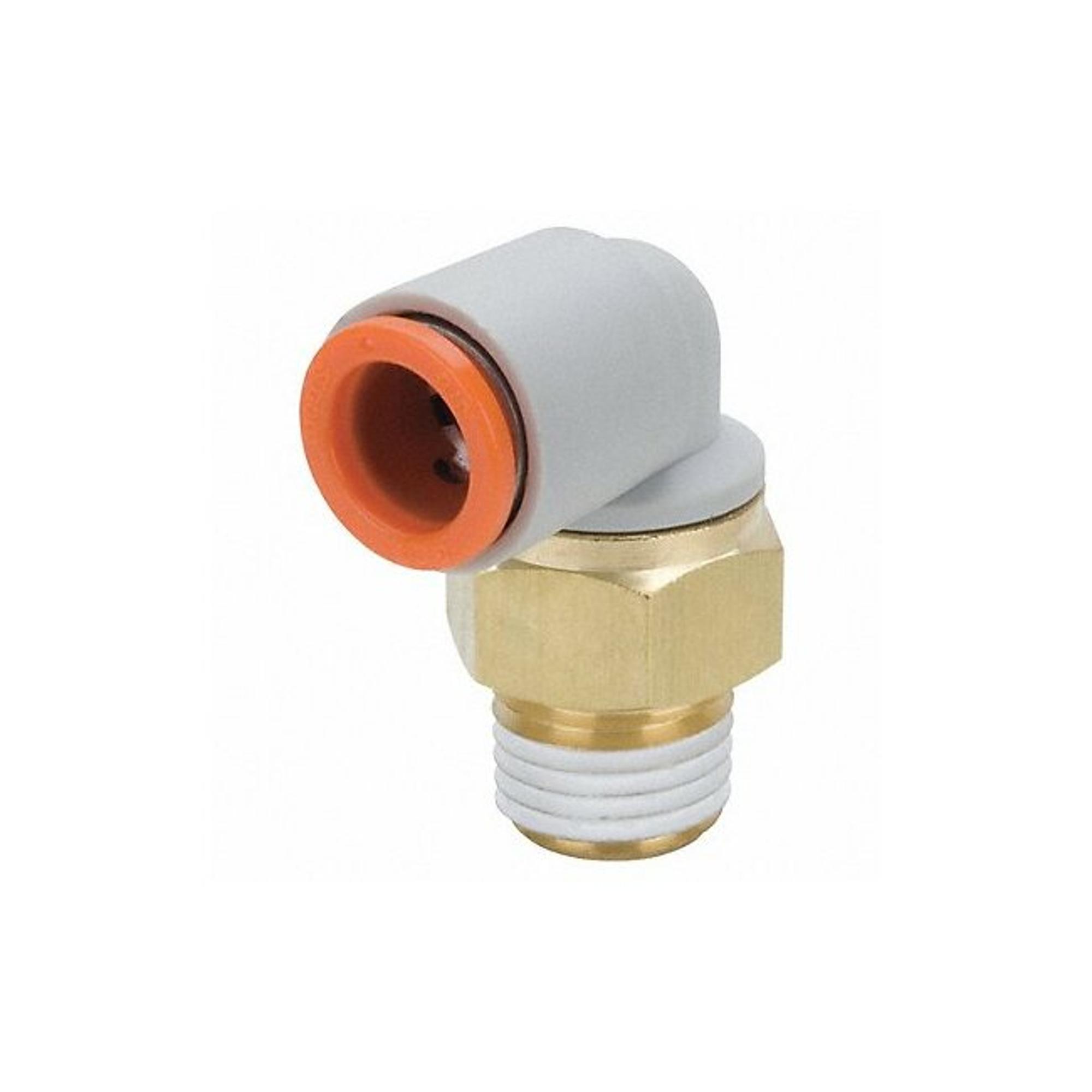 Smc Union Elbow,90 Deg,3/8 in.,TubexMNPT KQ2L11-35AS - Walmart.com