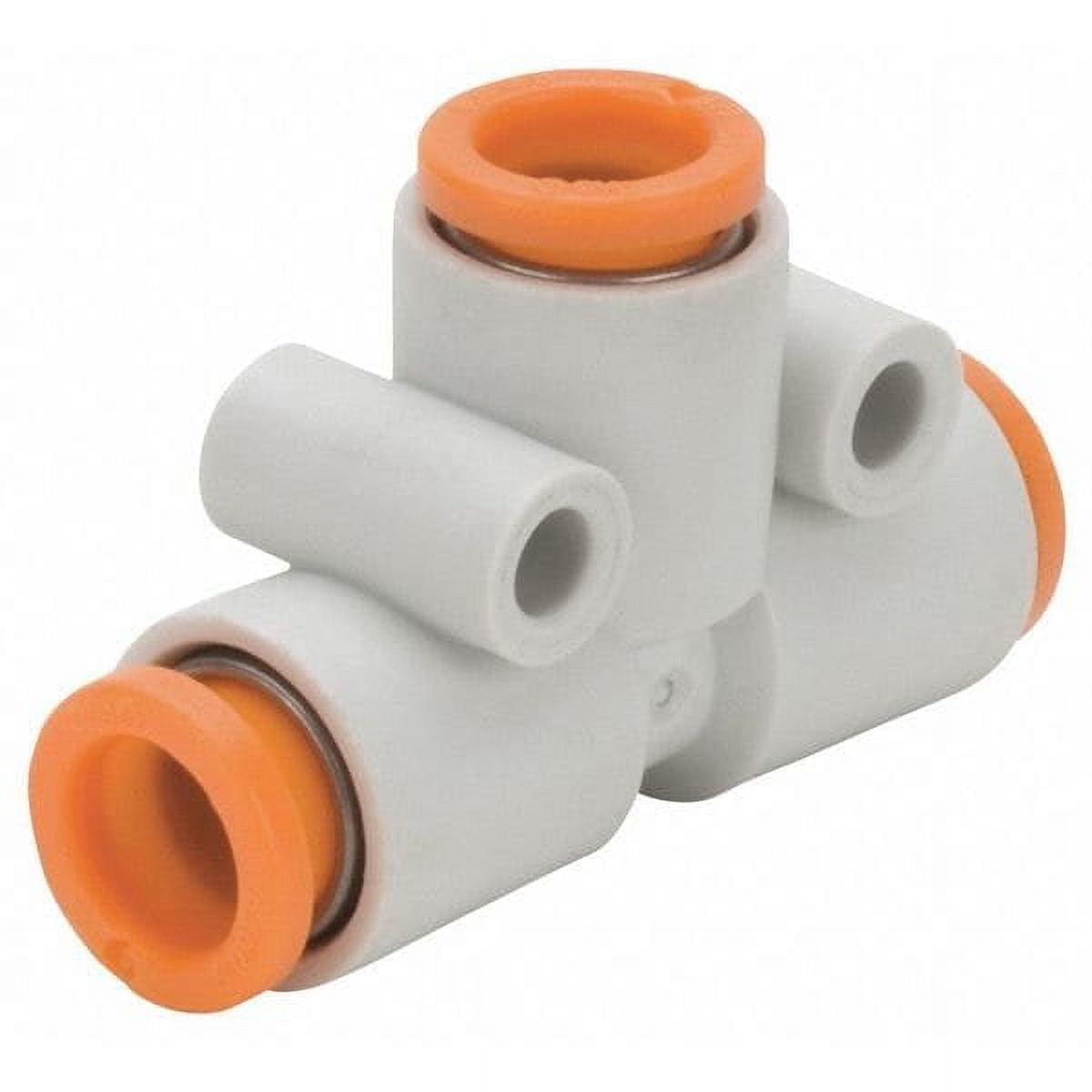 Smc Union Tee,3/8 in.,TubexTube KQ2T11-00A - Walmart.com
