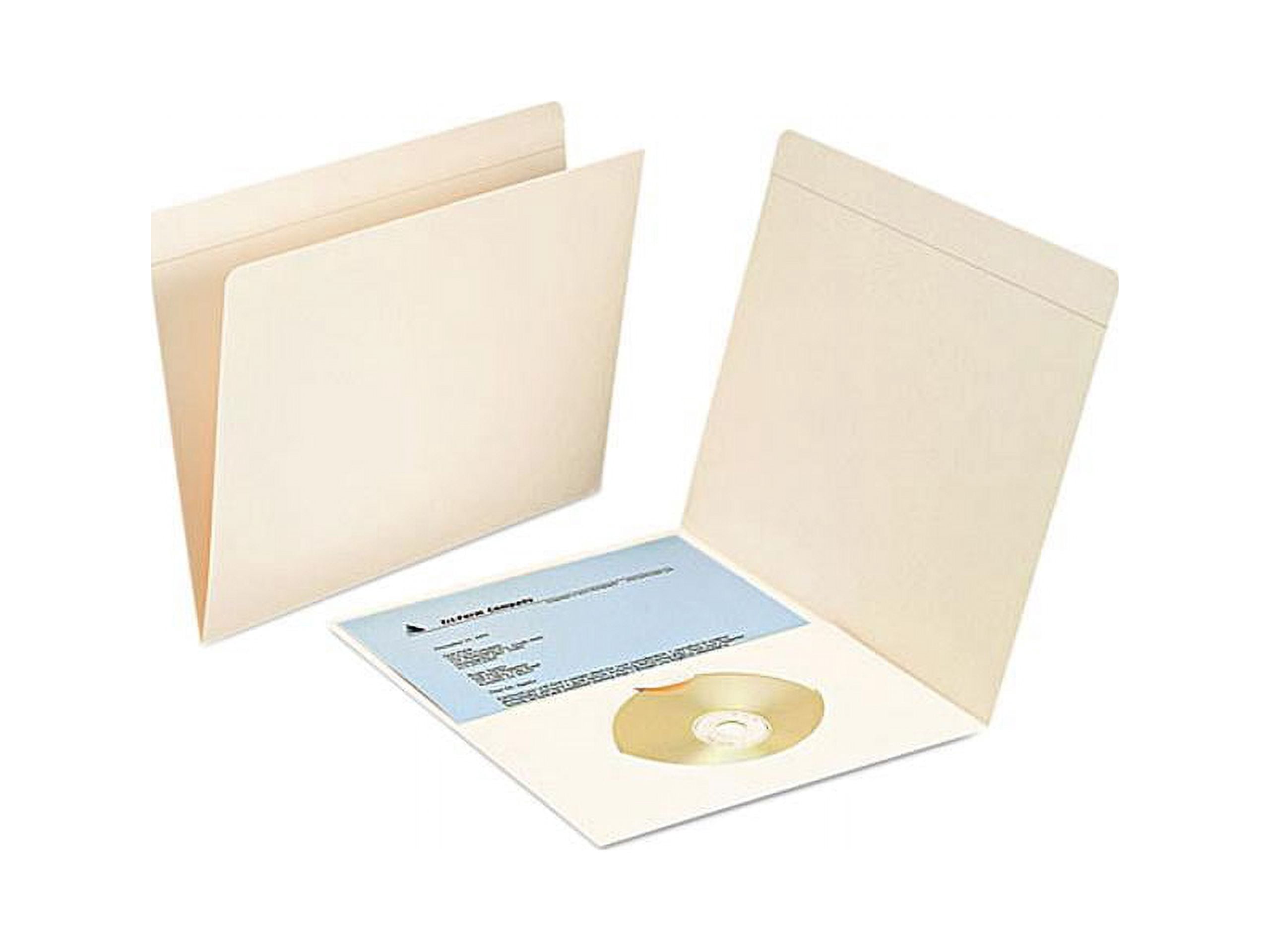 Smead Manila File Folders, Letter Size with Media Pocket, 50/Box ...