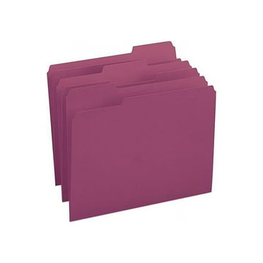 Smead Colored File Folders 1/3-Cut Tabs Green 100/BX Letter (12143 ...