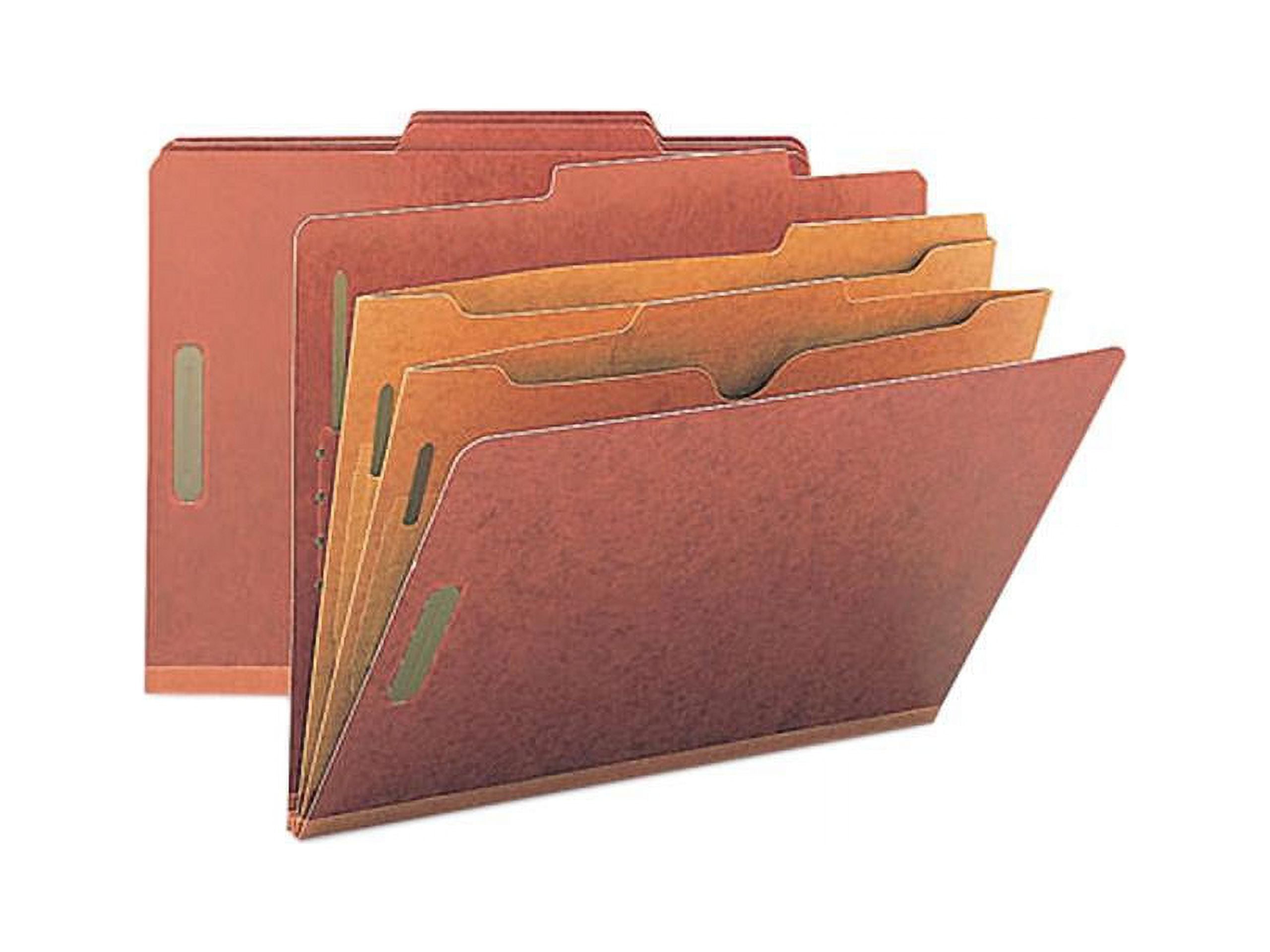 Smead 14079 Pressboard Folders with Two Pocket Dividers, Letter, Six ...