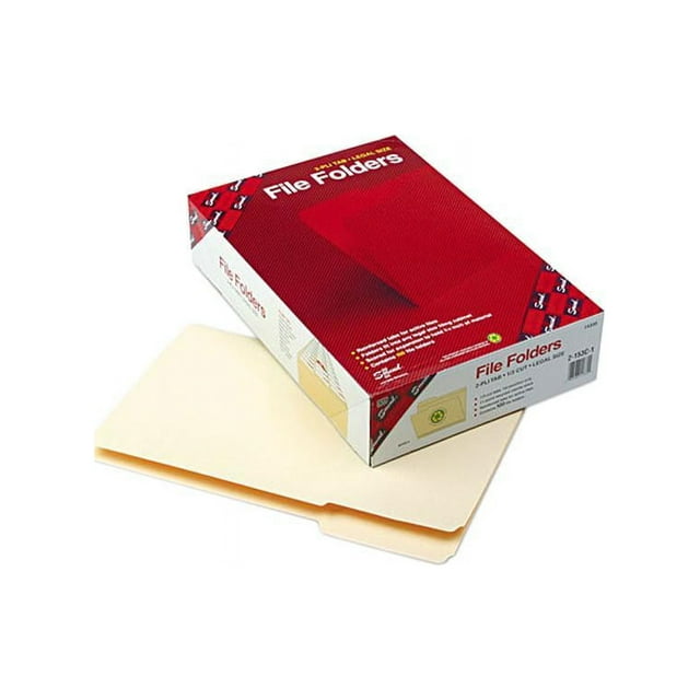 Smead 15335 File Folder, 1/3 Cut First Position, Reinforced Top Tab ...