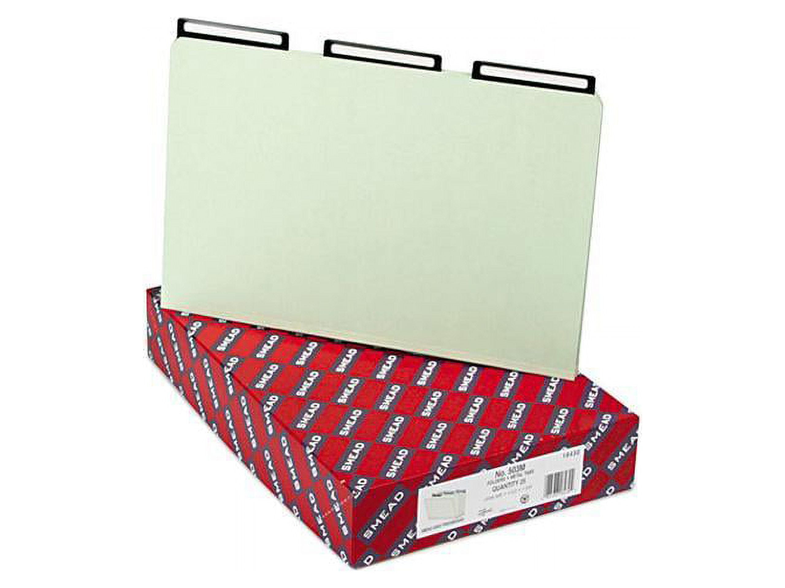 Smead 18430 One Inch Expansion Metal Tab Folder, 1/3 Top Tab, Legal ...