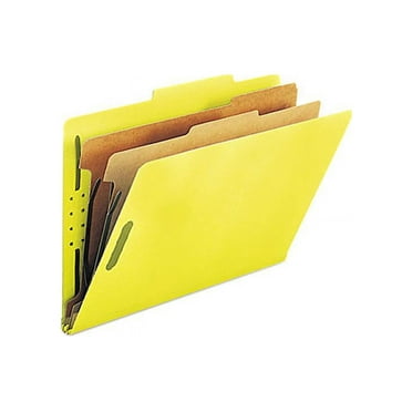 Smead Pressboard Folder,6 Section,Red,PK10 14082 - Walmart.com