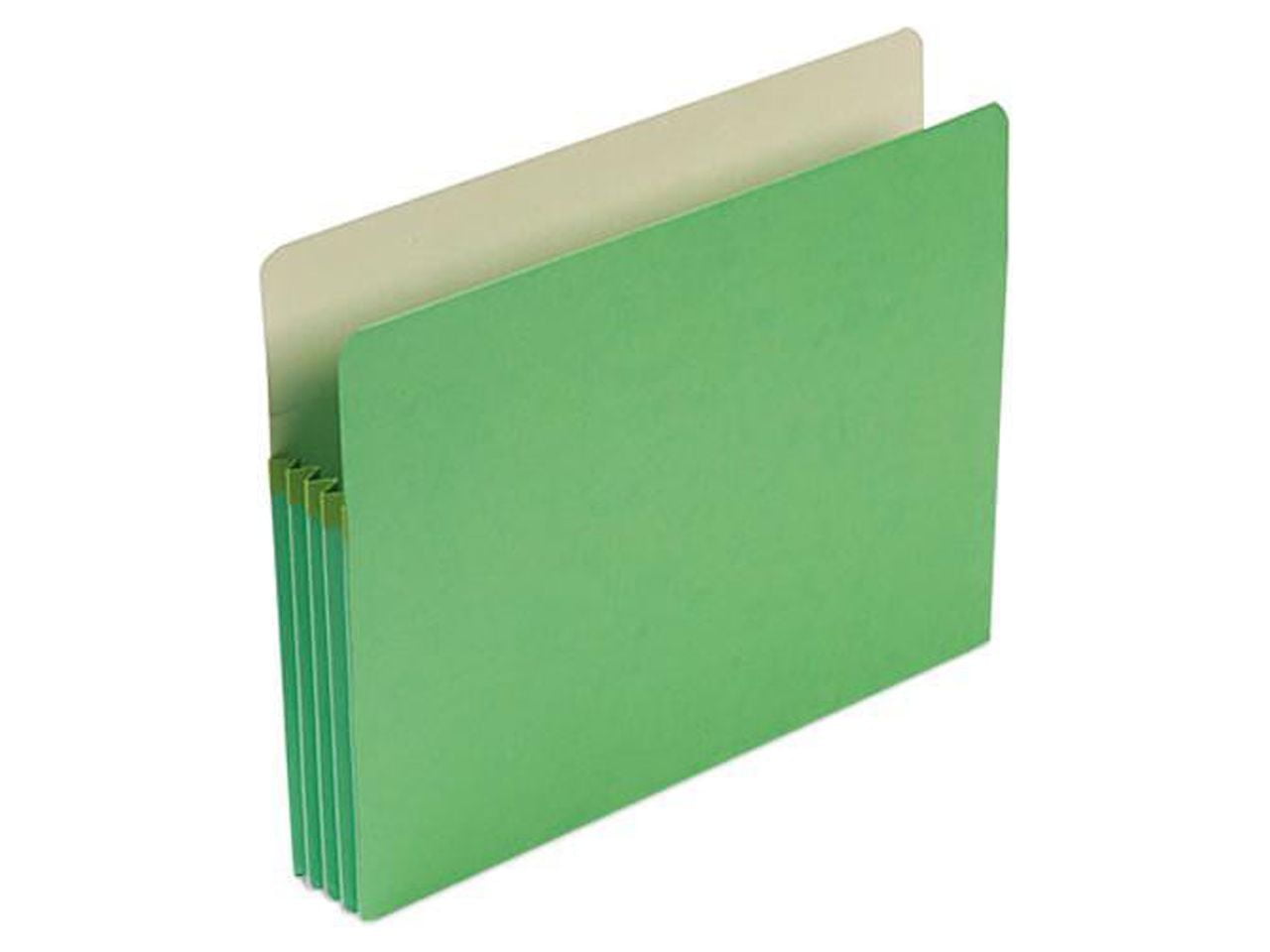 Smead 3 1/2" Expansion Colored File Pocket, Straight Tab, Letter, Green ...