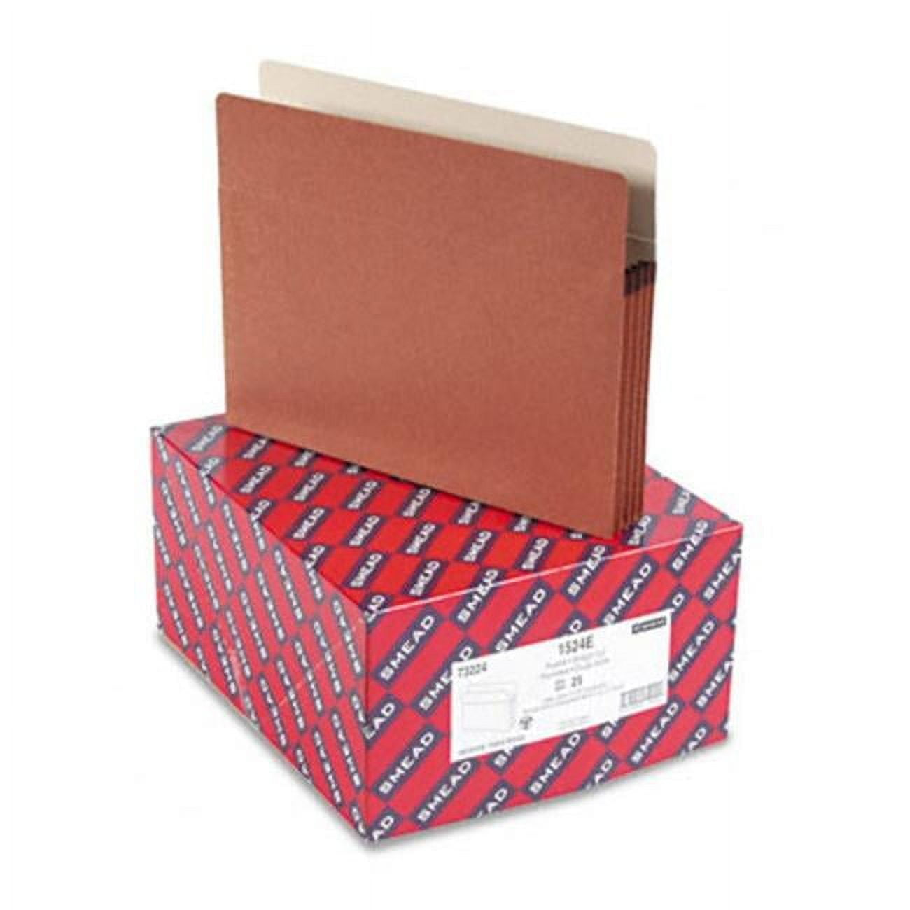 Smead 3 1/2 Expansion Drop Front Pocket Straight Redrope Letter MLA/Red ...