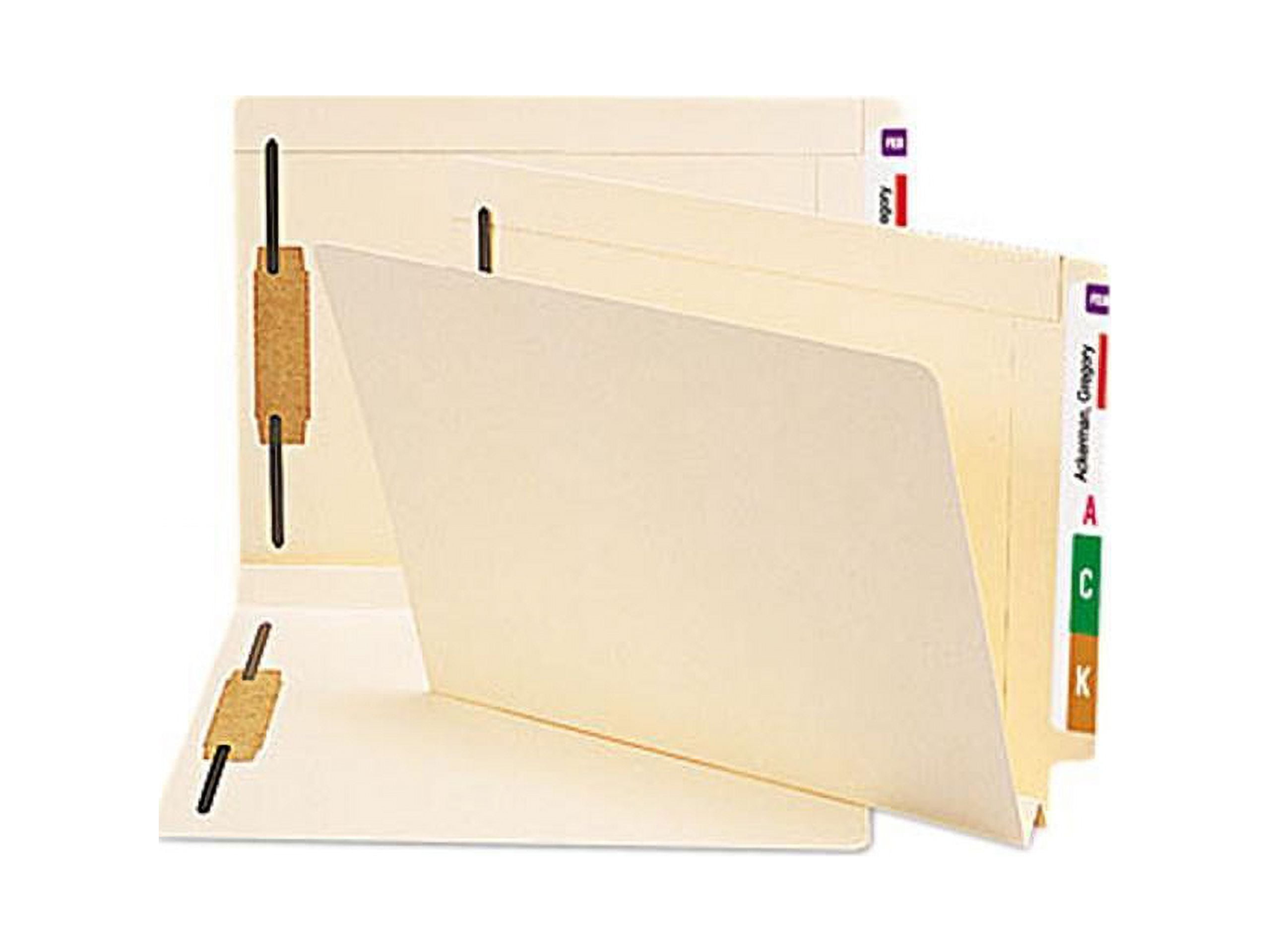 Smead 34276 Heavy W-fold Expansion Folders, Two Fasteners, End Tab ...