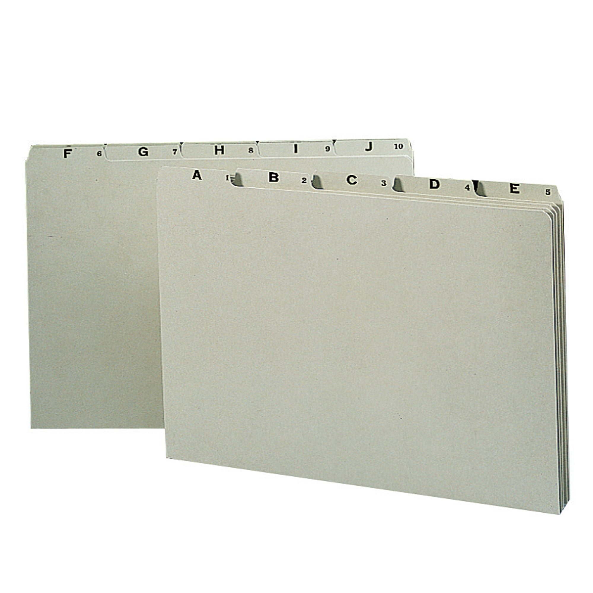 Smead® Preprinted Pressboard A-Z File Guide, Legal Size, 100% Recycled ...