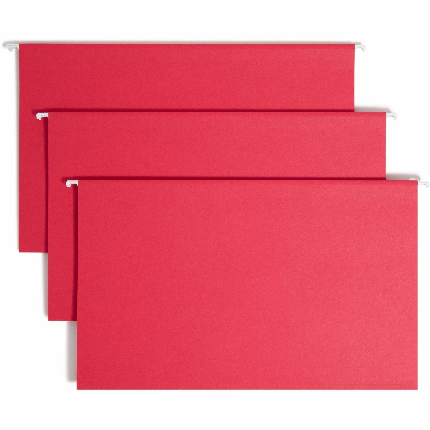 Smead, SMD64167, Hanging File Folders with Tab, 25 / Box, Red - Walmart.com