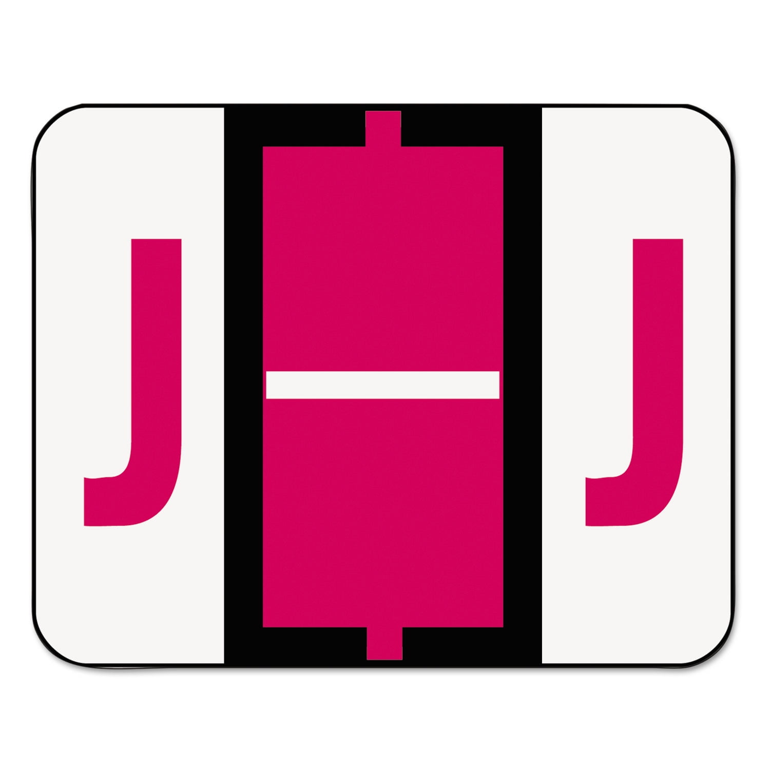 Smead A-Z Color-Coded End Tab Filing Labels J 1 x 1.25 White 500/Roll ...