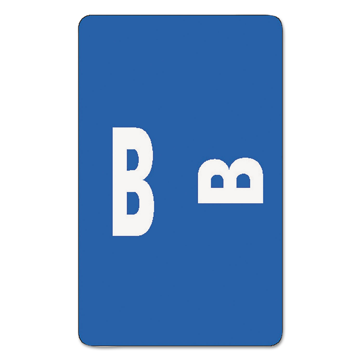 Smead Alpha-Z Color-Coded Second Letter Labels Letter B Dark Blue 100 ...