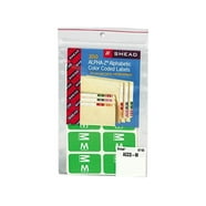 Smead 67087 A-Z Color-Coded Bar-Style End Tab Labels, Letter Q ...