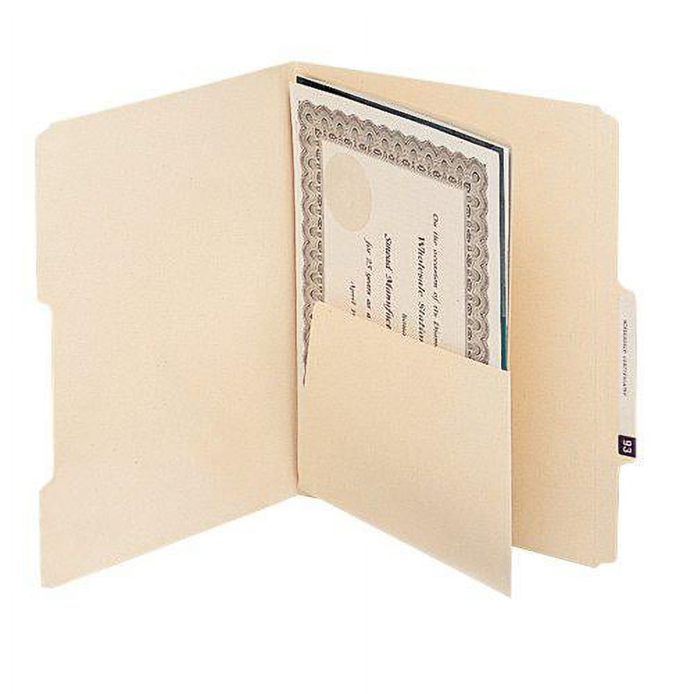 Smead 68030 MLA Self-Adhesive Folder Dividers with 5-1/2 Pockets on ...
