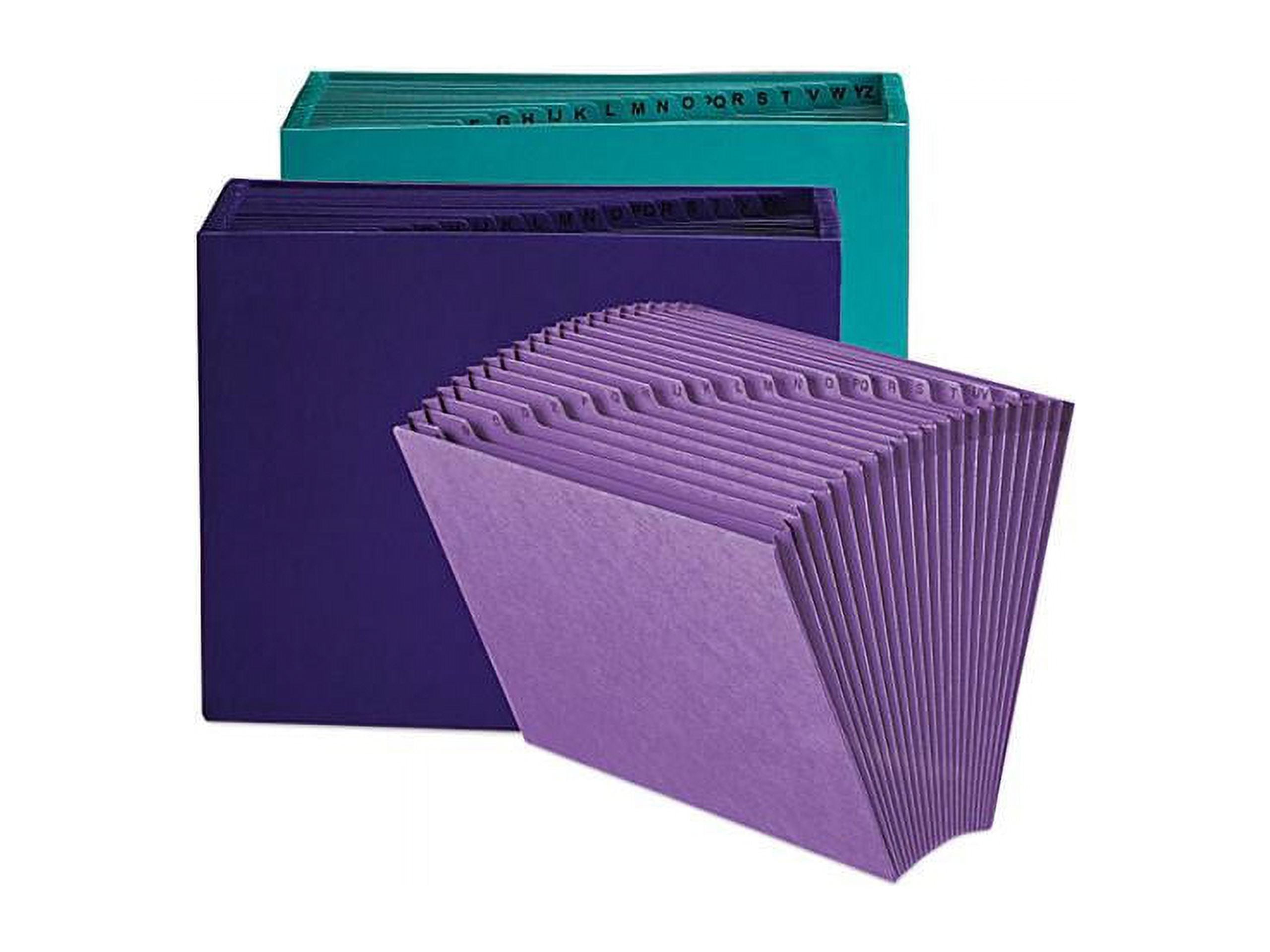 Smead 70717 Heavy-Duty A-Z Open Top Expanding Files, 21 Pockets, Letter ...