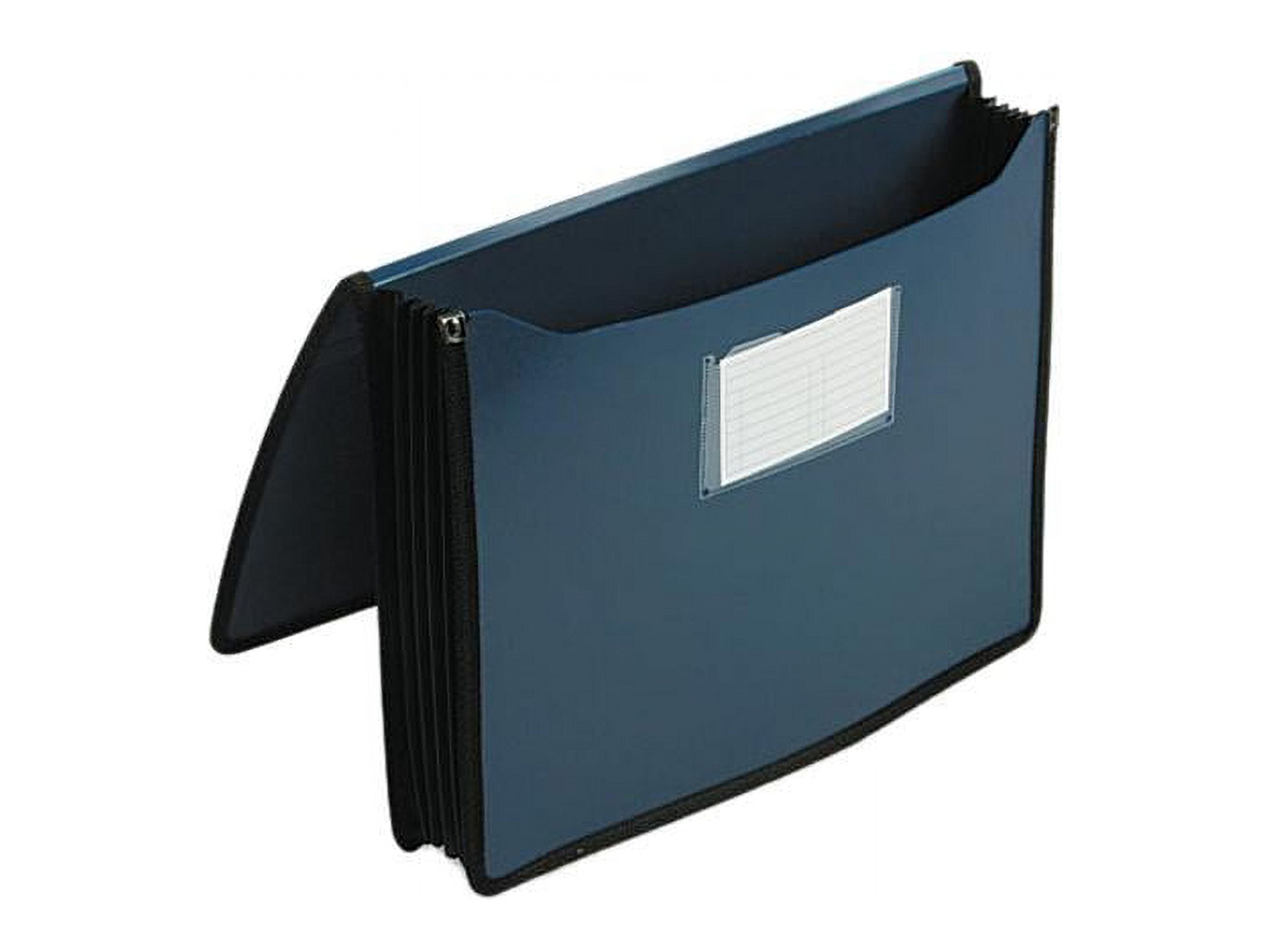 Smead 71503 Premium 5 1/4 Inch Expansion Wallets, Poly, Letter, Navy ...