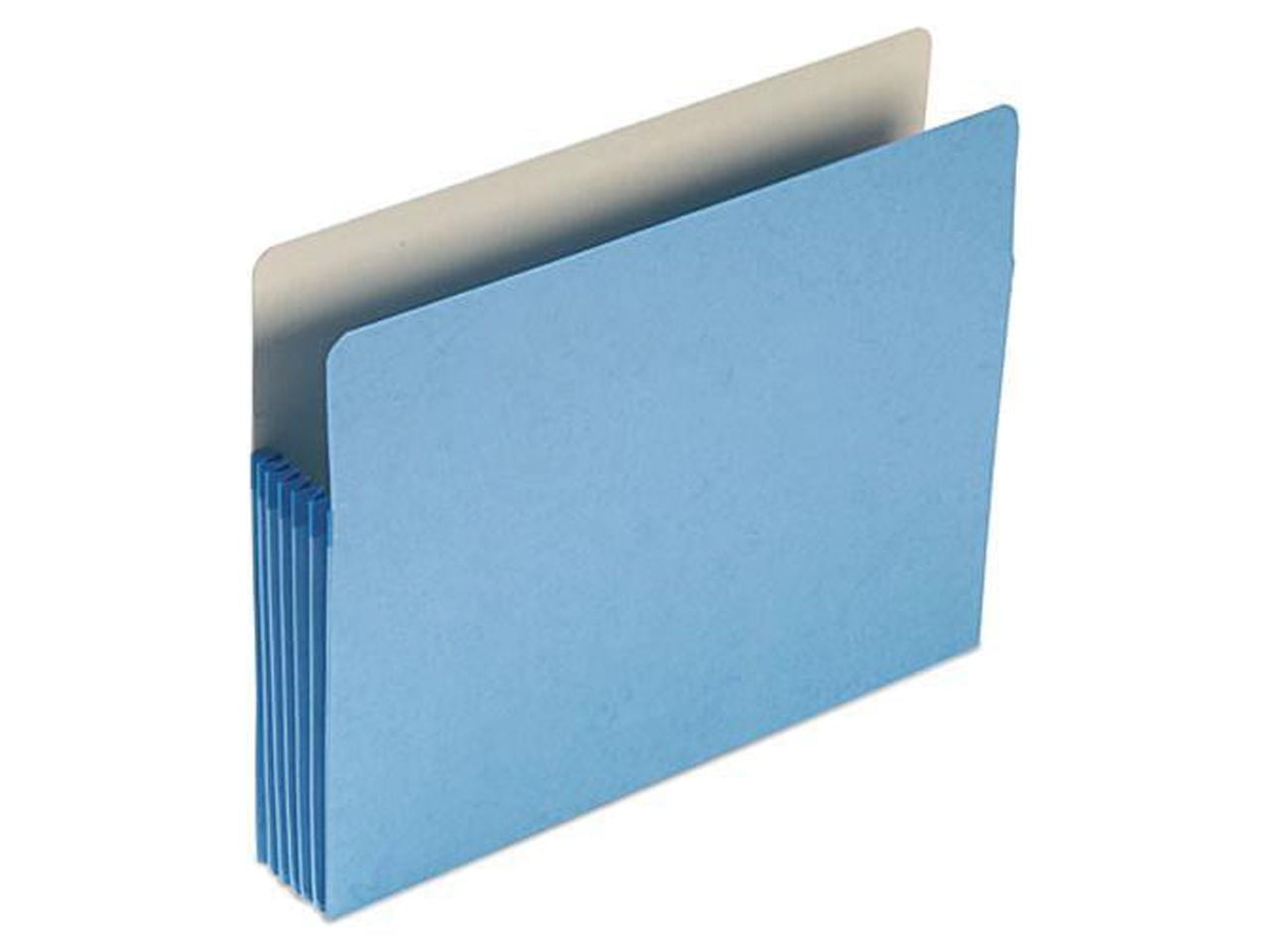 Smead Reinforced Manila Folders, Blue Colored File Pocket, 5 1/4 Inch ...