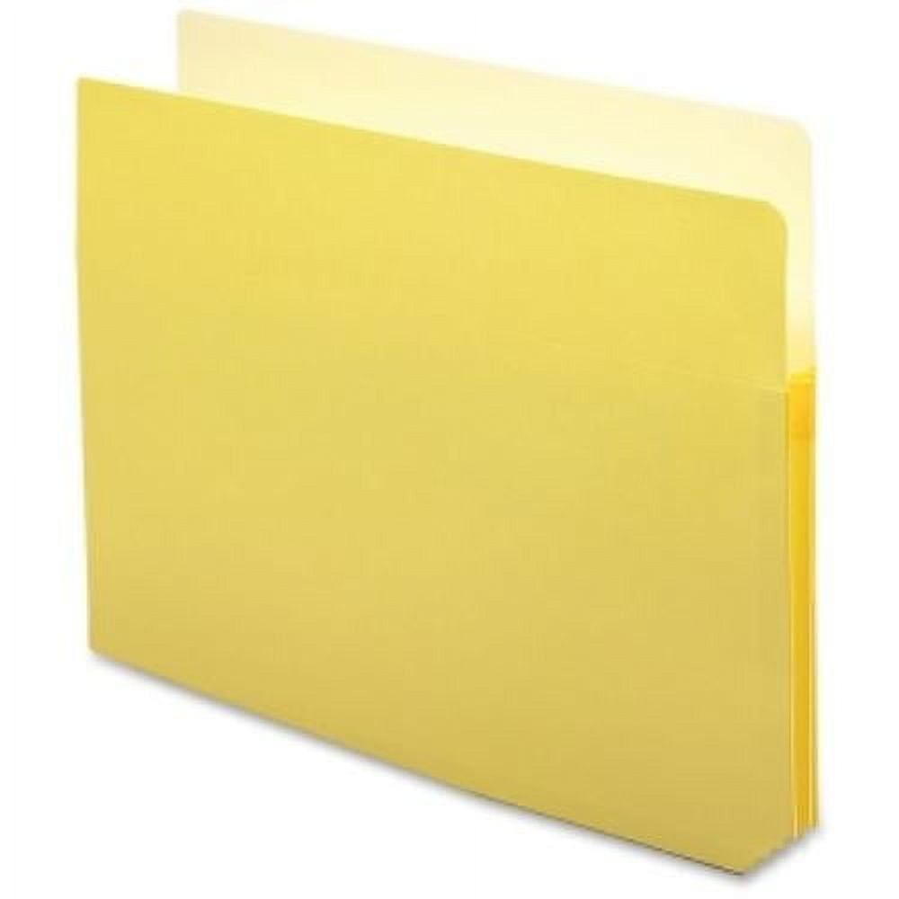 Smead 74243 Yellow Colored File Pockets - Legal - 8.50" Width X 14 ...