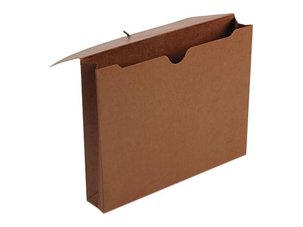 Smead 77243 Two Inch Expansion Wallet with Cord, Letter, Redrope ...