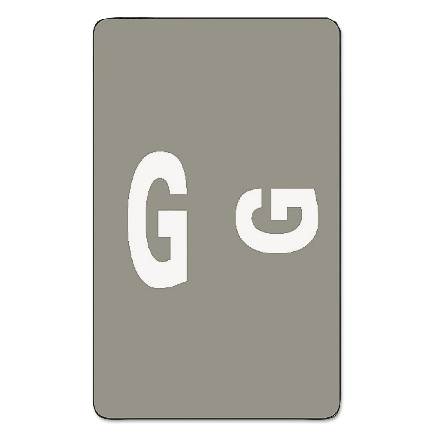 Smead AlphaZ ACCS Color-Coded Labels "G" - 1" x 1.63" Length - Gray ...