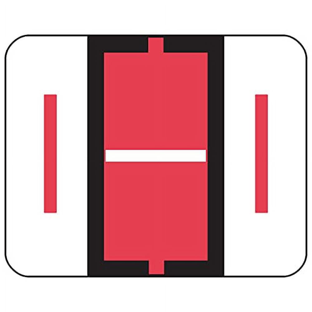 Smead BCCR Bar-Style Color-Coded Alphabetic Label, I, Label Roll, Pink ...