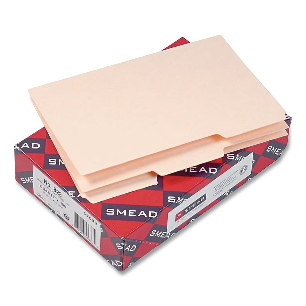 Smead Manila Index Card Guide, Blank 1/3-Cut Tab, 8" W x 5" H, 100/Box ...