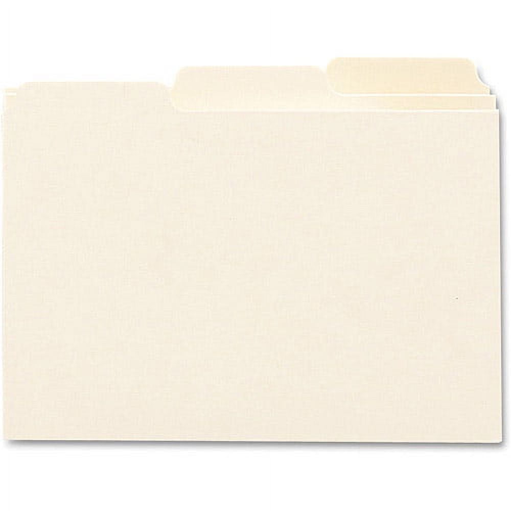 Smead Index File Dividers Separators, Card Guides Blank Tab Sets ...