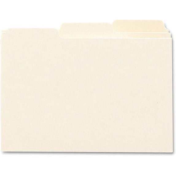 Smead Index File Dividers Separators, Card Guides Blank Tab Sets ...