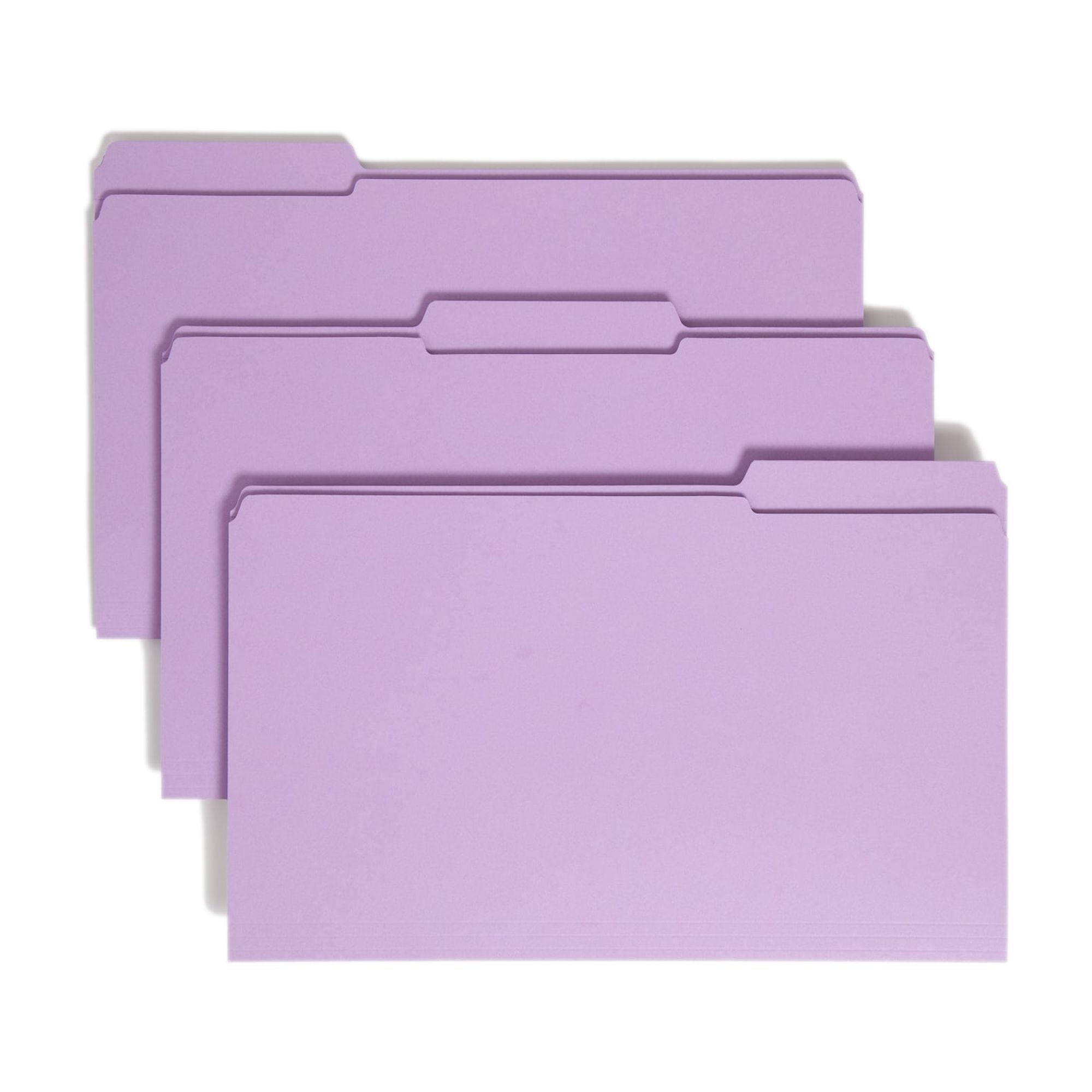 Smead® Color File Folders, With Reinforced Tabs, Legal Size, 1/3 Cut ...