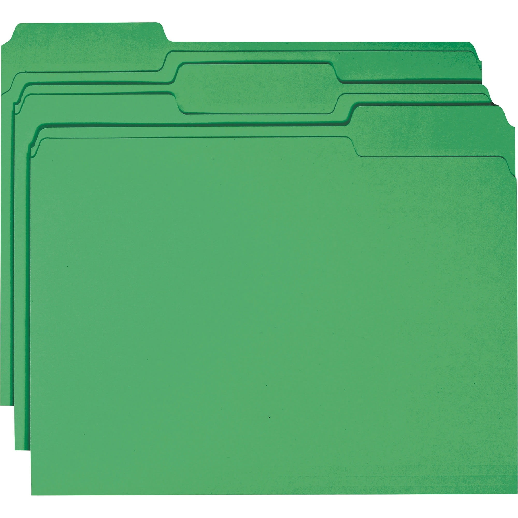 Smead® Color File Folders, With Reinforced Tabs, Letter Size, 1/3 Cut ...