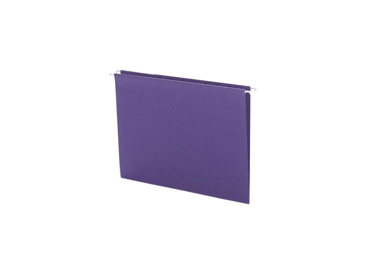 Smead Color Hanging Folders, 1/3-Cut Tabs, Purple, 11 Pt Stock, 25/Box ...