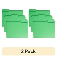 Staples Green File Folders, Letter Size, 3 Tab, Reinforced, Bulk Pack ...