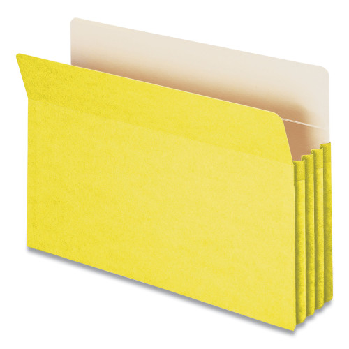 Smead Colored File Pockets, 3.5" Expansion, Legal Size, Yellow, Each ...