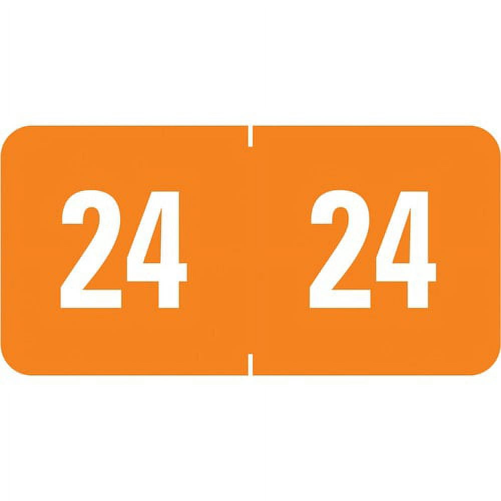 Smead ETS Color-Coded Year Labels - 1/2" Height x 1" Width - Rectangle ...