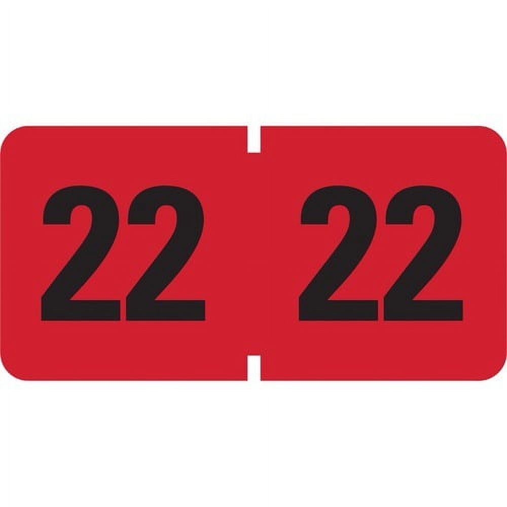 Smead ETYJ Color-Coded Year Labels "2022" - 1.50" x 0.75" Length ...