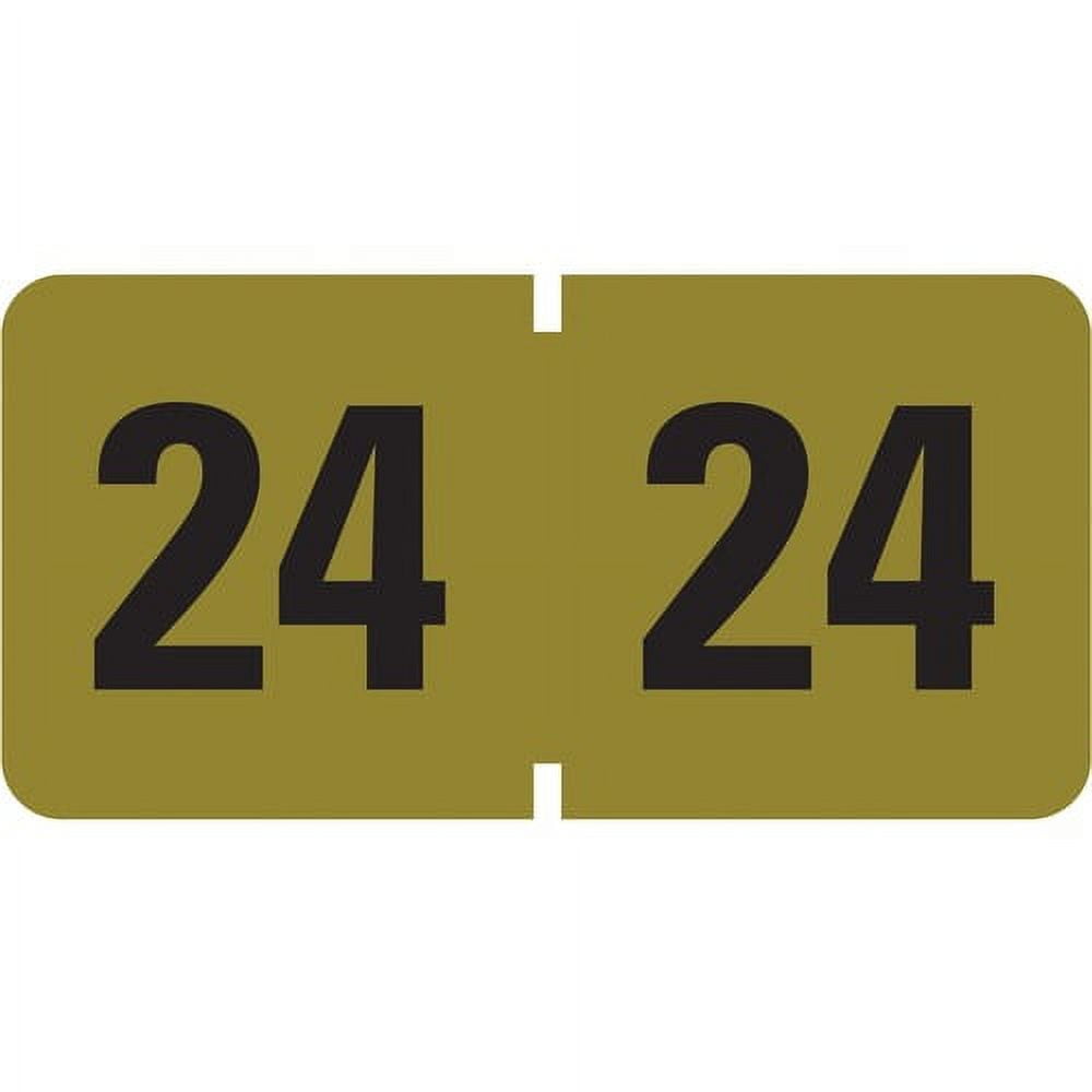 Smead ETYJ Color-Coded Year Labels - Rolls - 3/4" Height x 1/2" Width ...