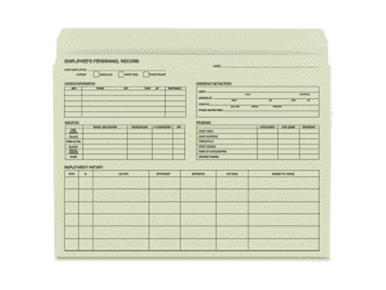 Smead Employee Record File Folder - Walmart.com