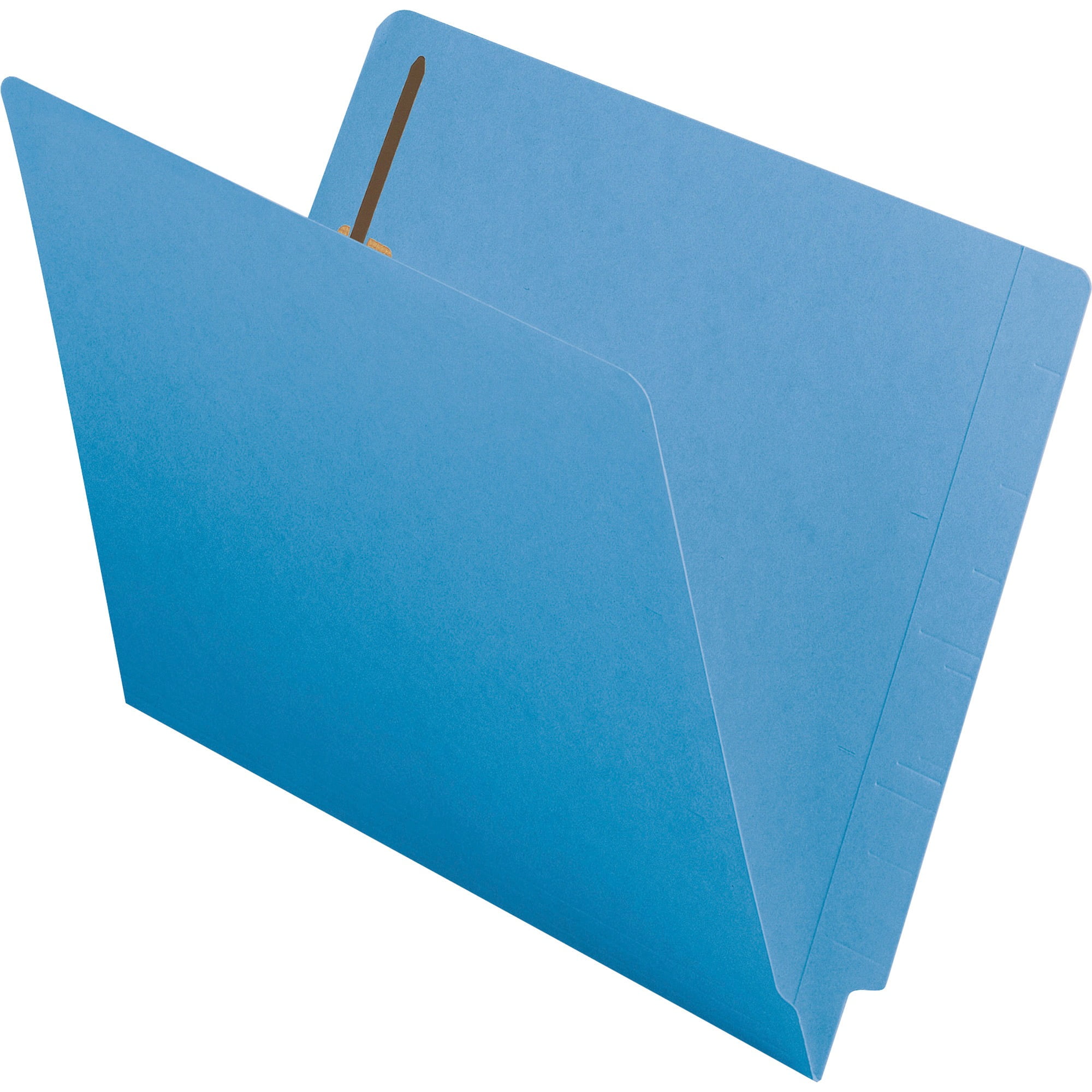 Smead End Tab Fastener Folder Reinforced Tab Blue 50/BX Letter (25040 ...