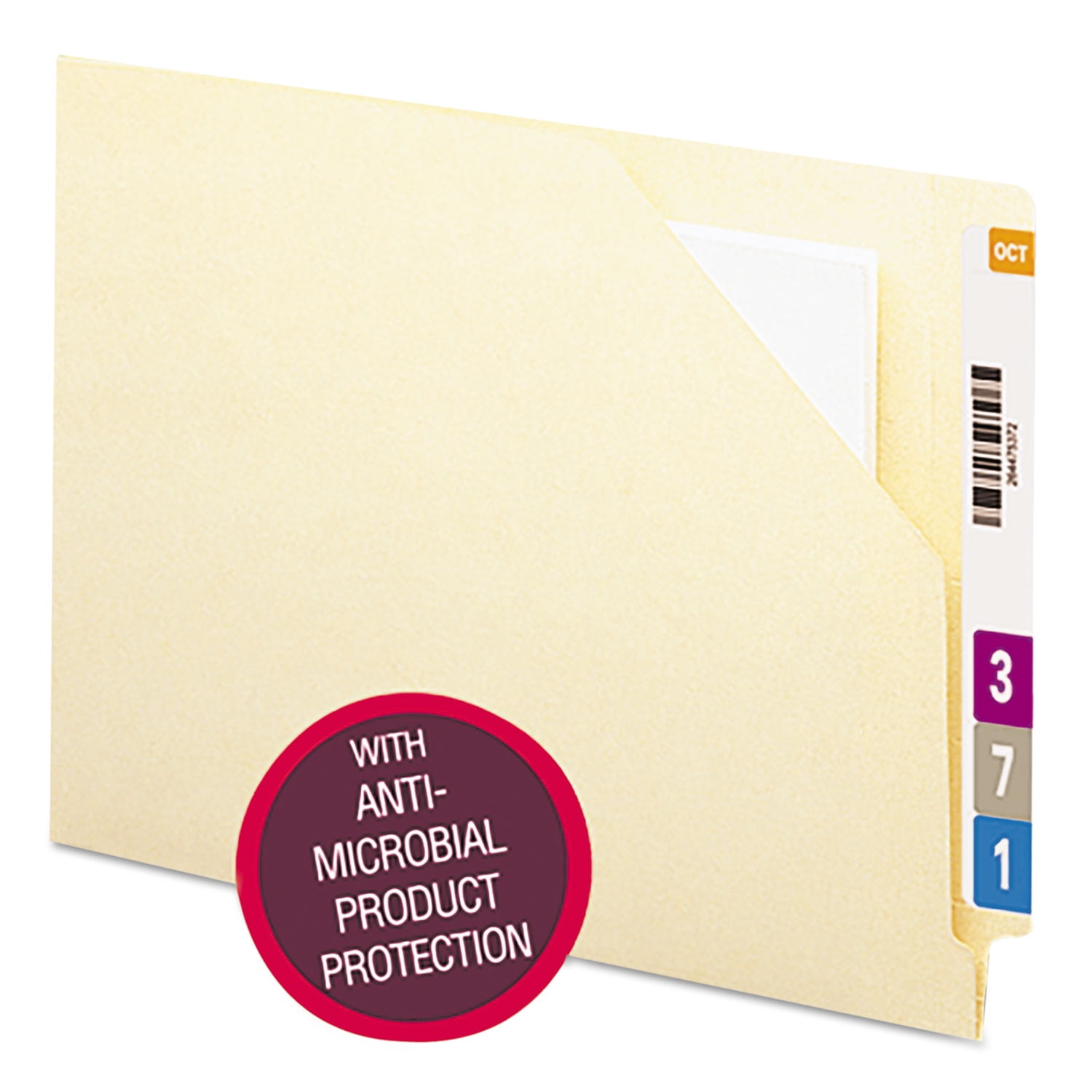 Smead End Tab File Jacket With Antimicrobial Product Protection, Shelf ...