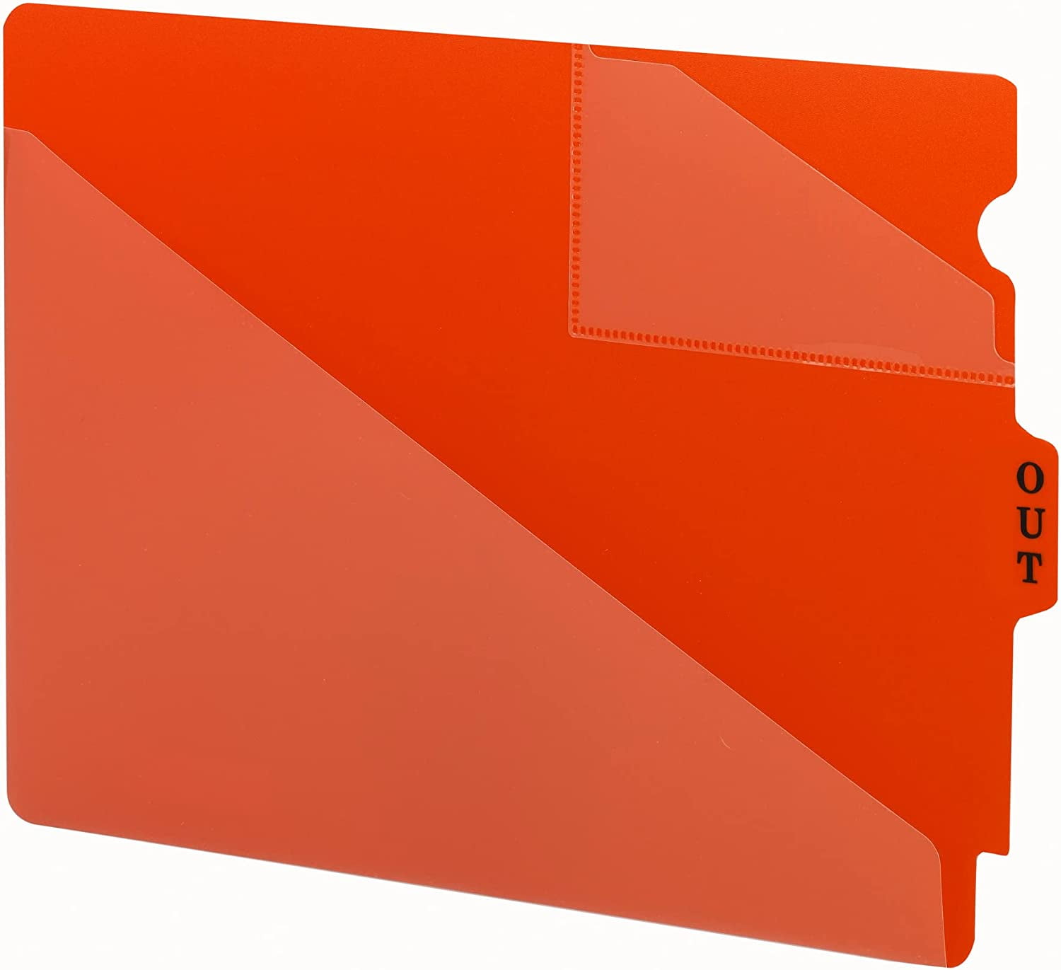 Smead End Tab Poly Out Guide, Two-Pocket Style, Center Position Tab ...